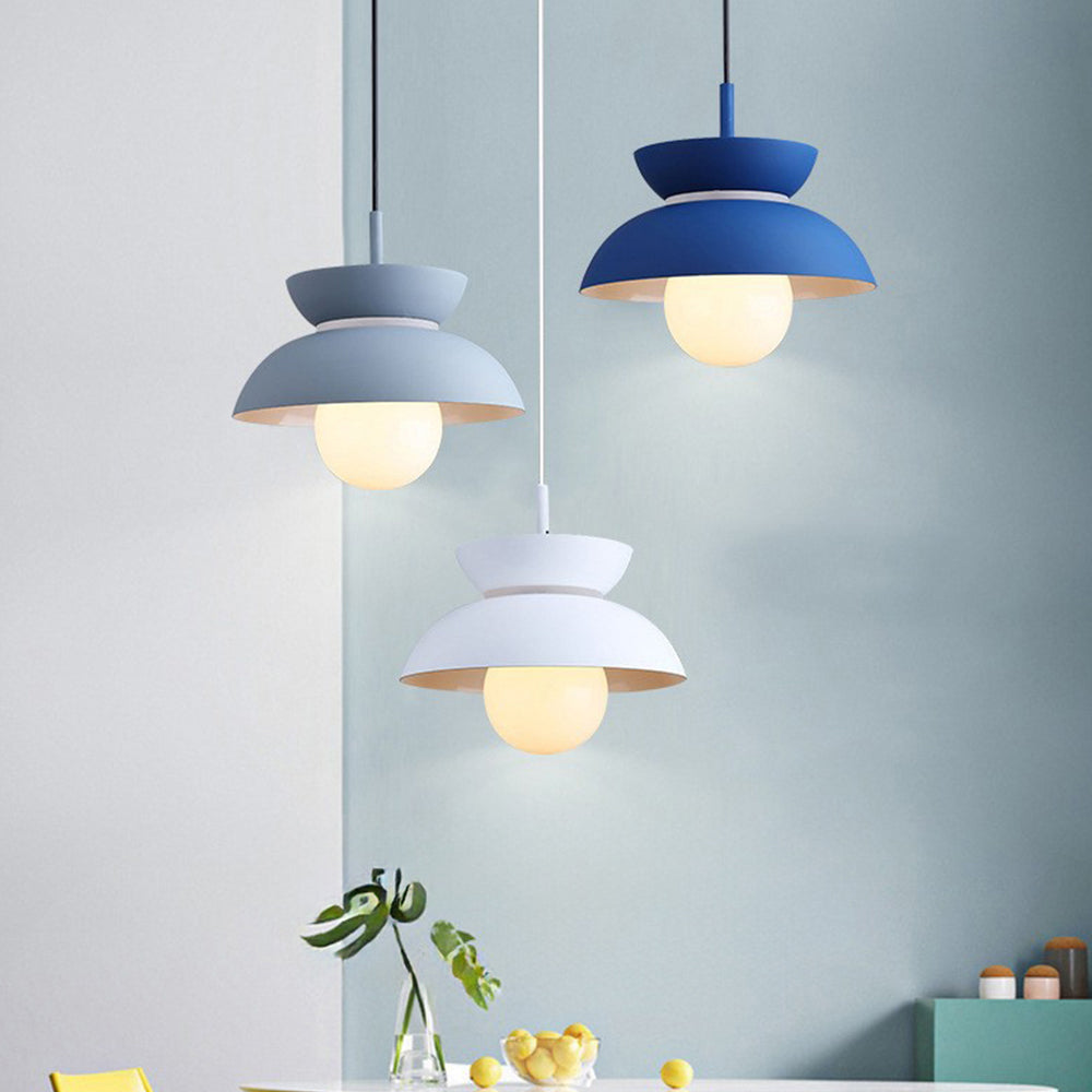 Lampsmodern Hanging Lamp Macaroon Colorful Simple Round Pendant Light