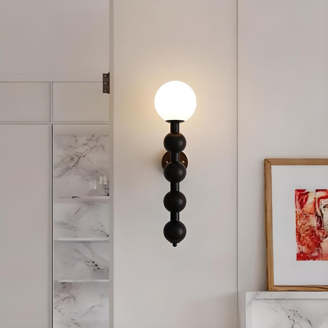 Lampsmodern Wall Light Fixtures Bauhaus Long Multiple Balls Metal Wall ...