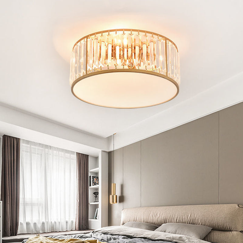 Lampsmodern Crystal Ceiling Lamp Antique Iron Classic Home Decor ...