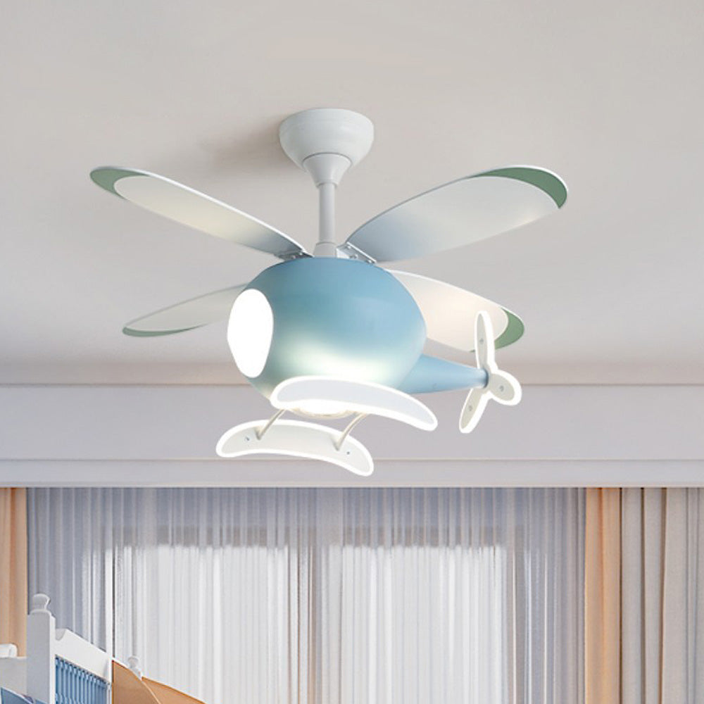 Lampsmodern Ceiling Fans with LED Lights Creative Flying Machine ...