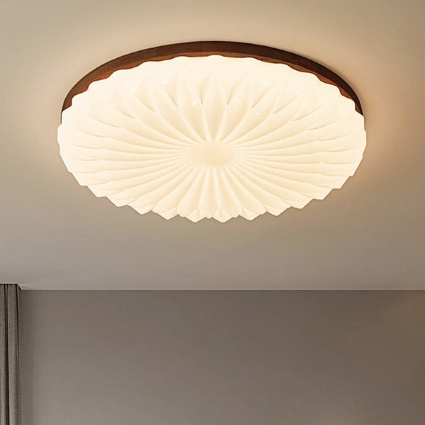 Lampsmodern LED Ceiling Light Cream White Led Flush Mount Ceiling Light