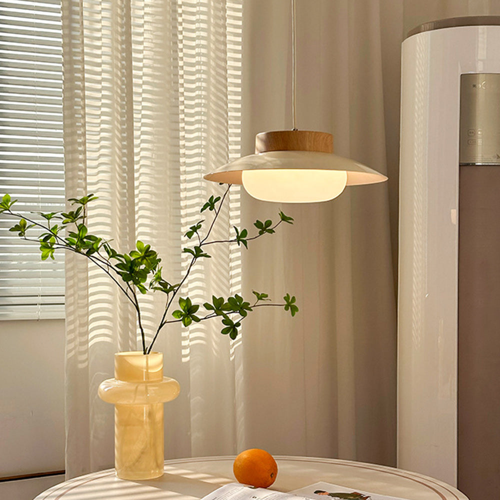 Lampsmodern Cream Glutinous Rice Ball Bowl Pendant Light Acrylic ...
