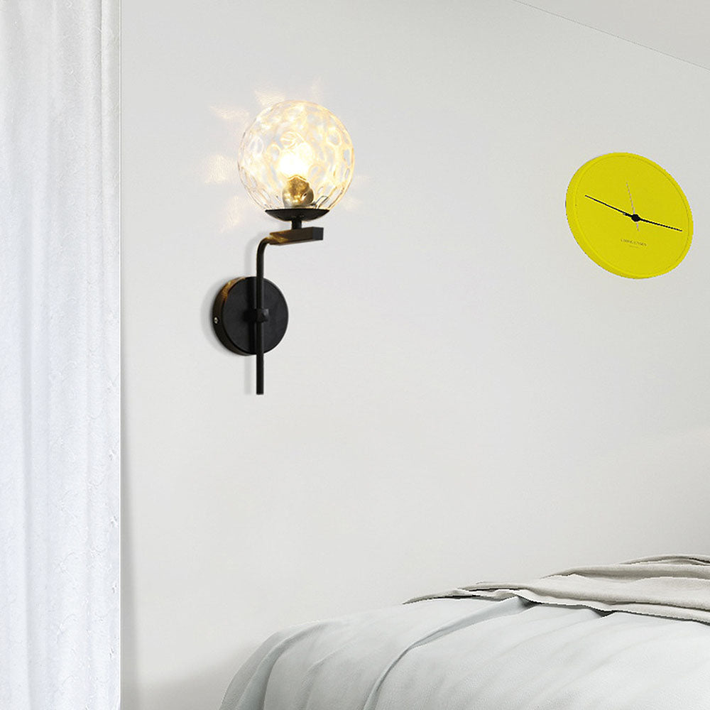 Lampsmodern Wall Light Nordic Simple Glass Ball Wall Light For Bedroom