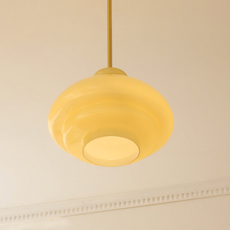 Lampsmodern Pendant Light Bauhaus Yellow Three Layers Pendant Light For ...