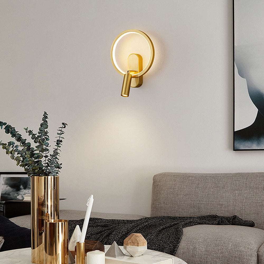 Lampsmodern Wall Light Rotatable Metal Mini LED Wall Sconces For Bedside