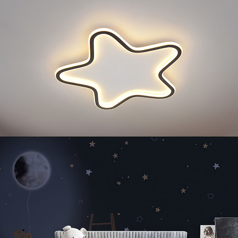 Lampsmodern Ceiling Light Creative Star Shape LED Ceiling Light For Bedroom