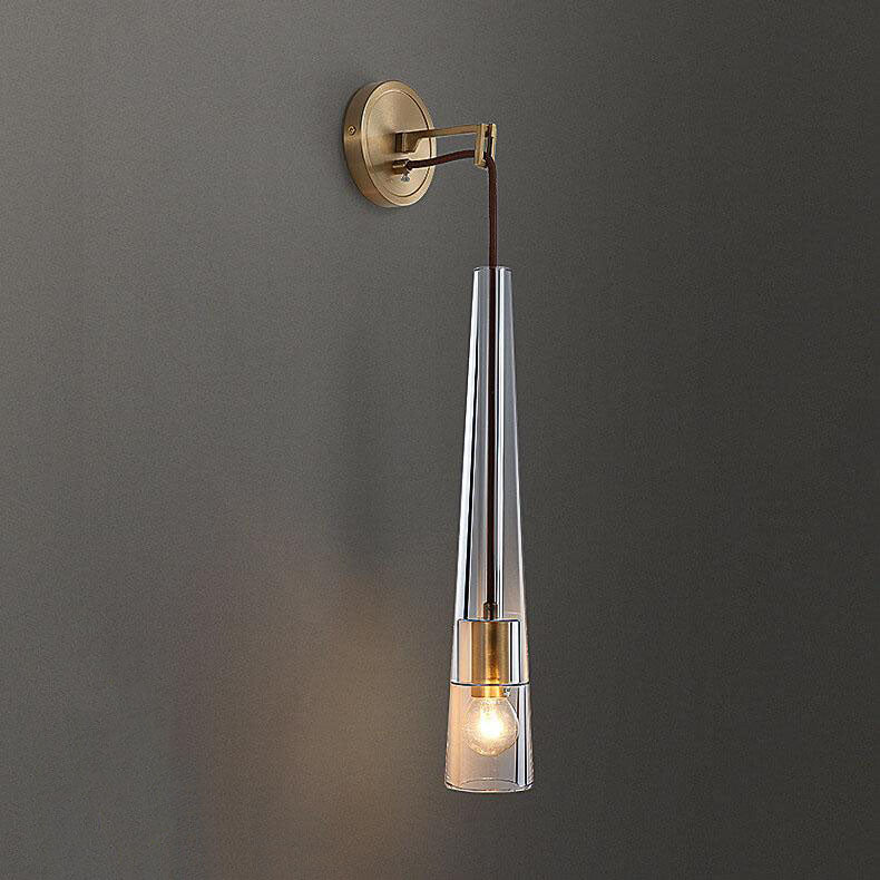 Lampsmodern Wall Light Modern Short Glass Lamp Shade Wall Light Black ...