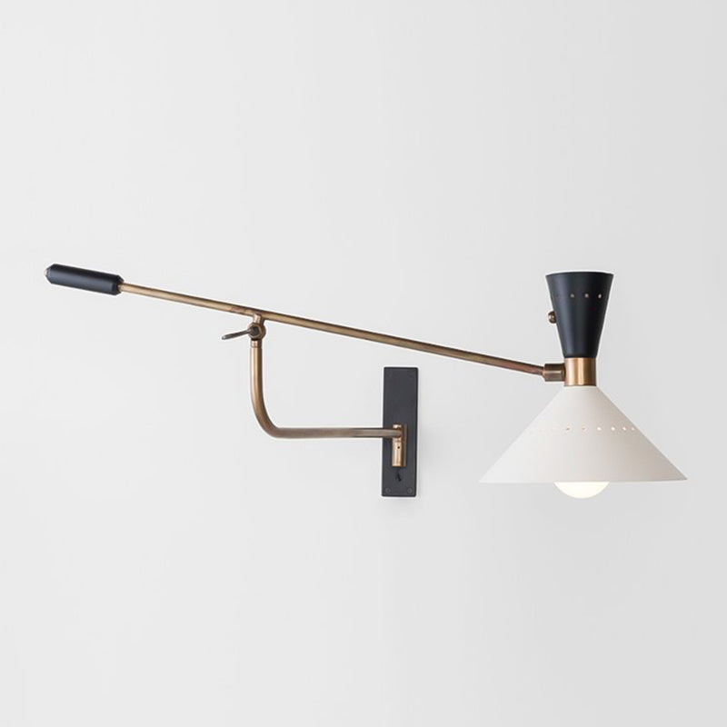 Lampsmodern Wall Light Modern Metal Cone Shade Wall Lamp Home Decor ...