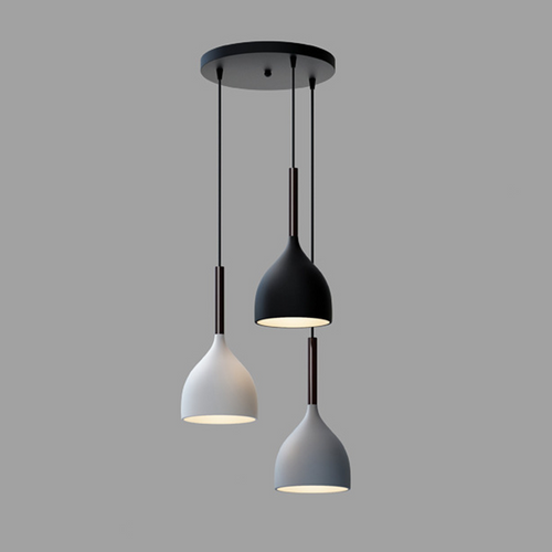 Lampsmodern Modern Metal Triple Pendant Lights Single-Head Lamp For Island