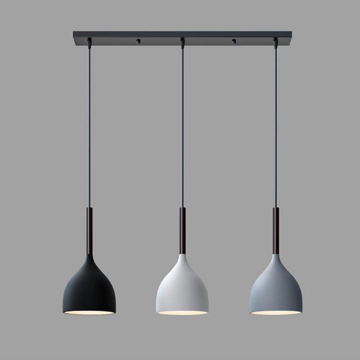 Lampsmodern Modern Metal Triple Pendant Lights Single-Head Lamp For Island
