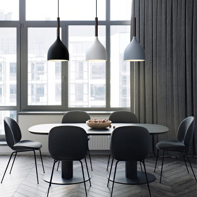 Lampsmodern Modern Metal Triple Pendant Lights Single-Head Lamp For Island