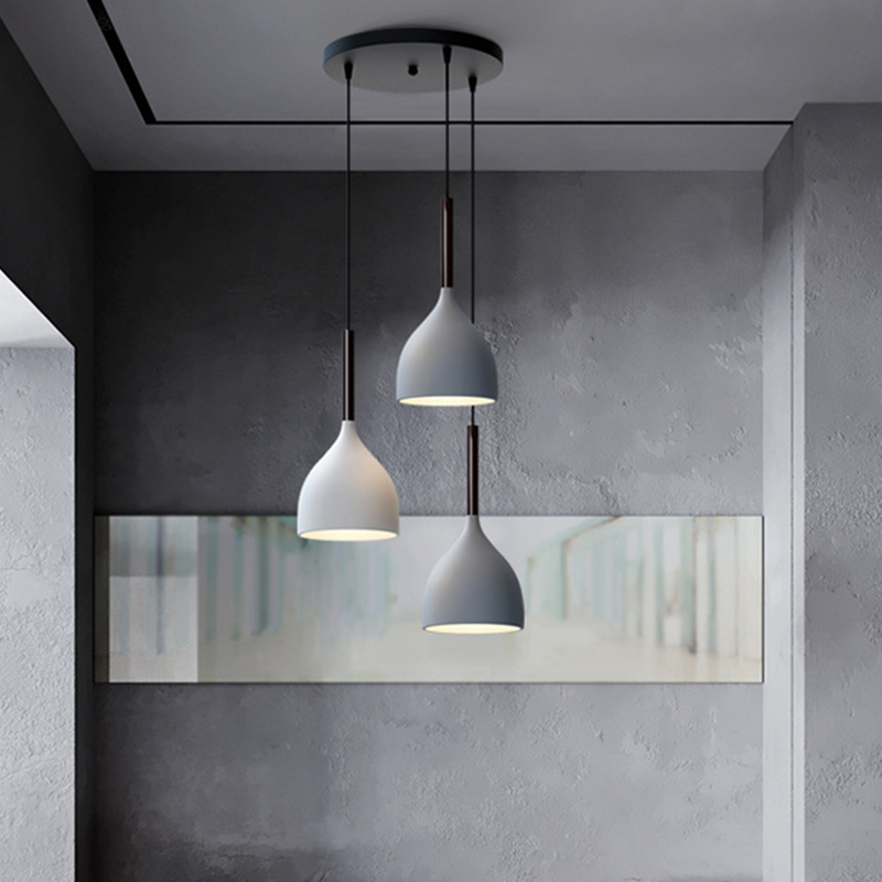 Lampsmodern Modern Metal Triple Pendant Lights Single-Head Lamp For Island