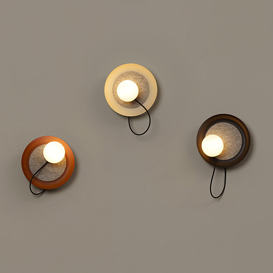 Lampsmodern Wire Wall Light Modern Round Adjustable Wall Scones Aisle Lamp