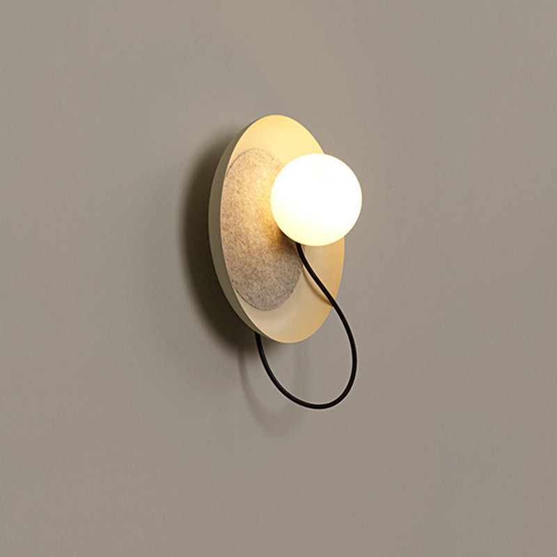 Lampsmodern Wire Wall Light Modern Round Adjustable Wall Scones Aisle Lamp