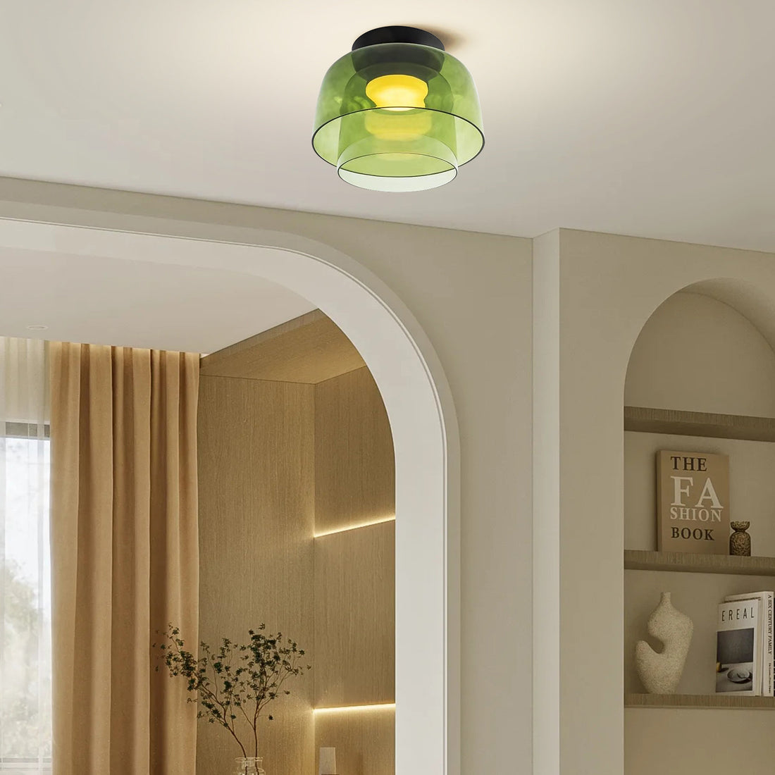 Lampsmodern Modern Designer Creative Glass Ceiling Lamp Flush Mount ...