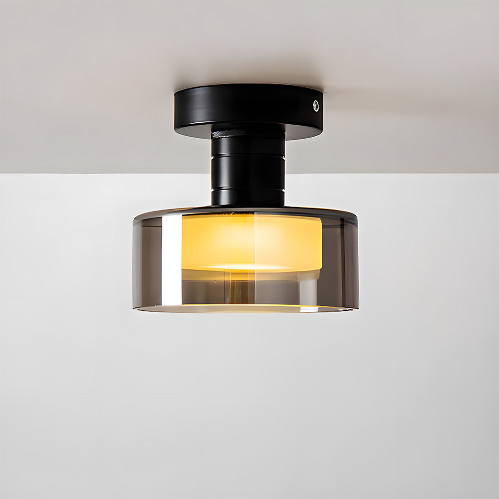 Led ceiling light for hallway-nordic, iron glass | Lampsmodern US