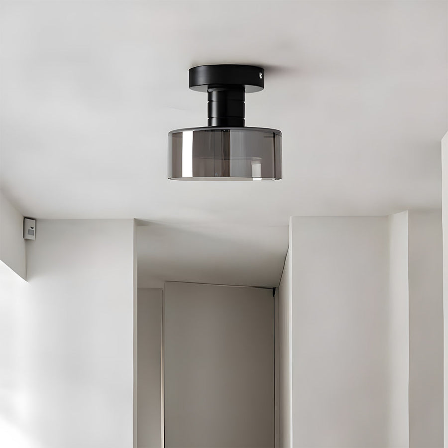 Led ceiling light for hallway-nordic, iron glass | Lampsmodern US