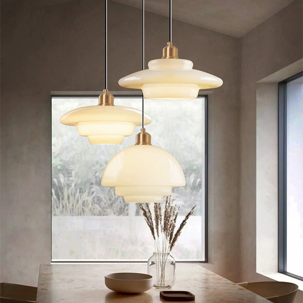 Lampsmodern Nordic Minimalist Glass Pendant Light Creative Table Lamp