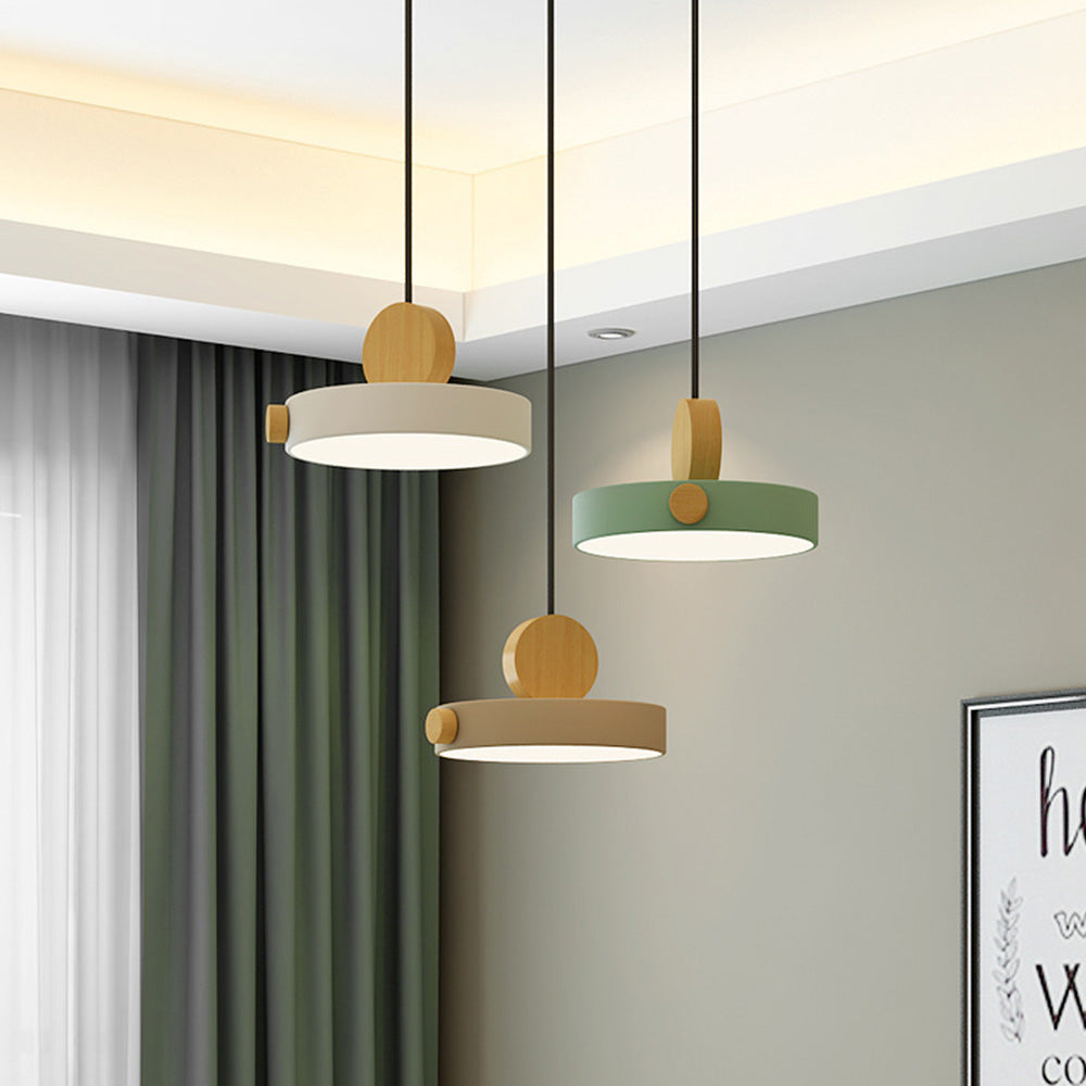 Lampsmodern Pendant Light Simplistic Macaroon Color Mini Pendant Lamp ...