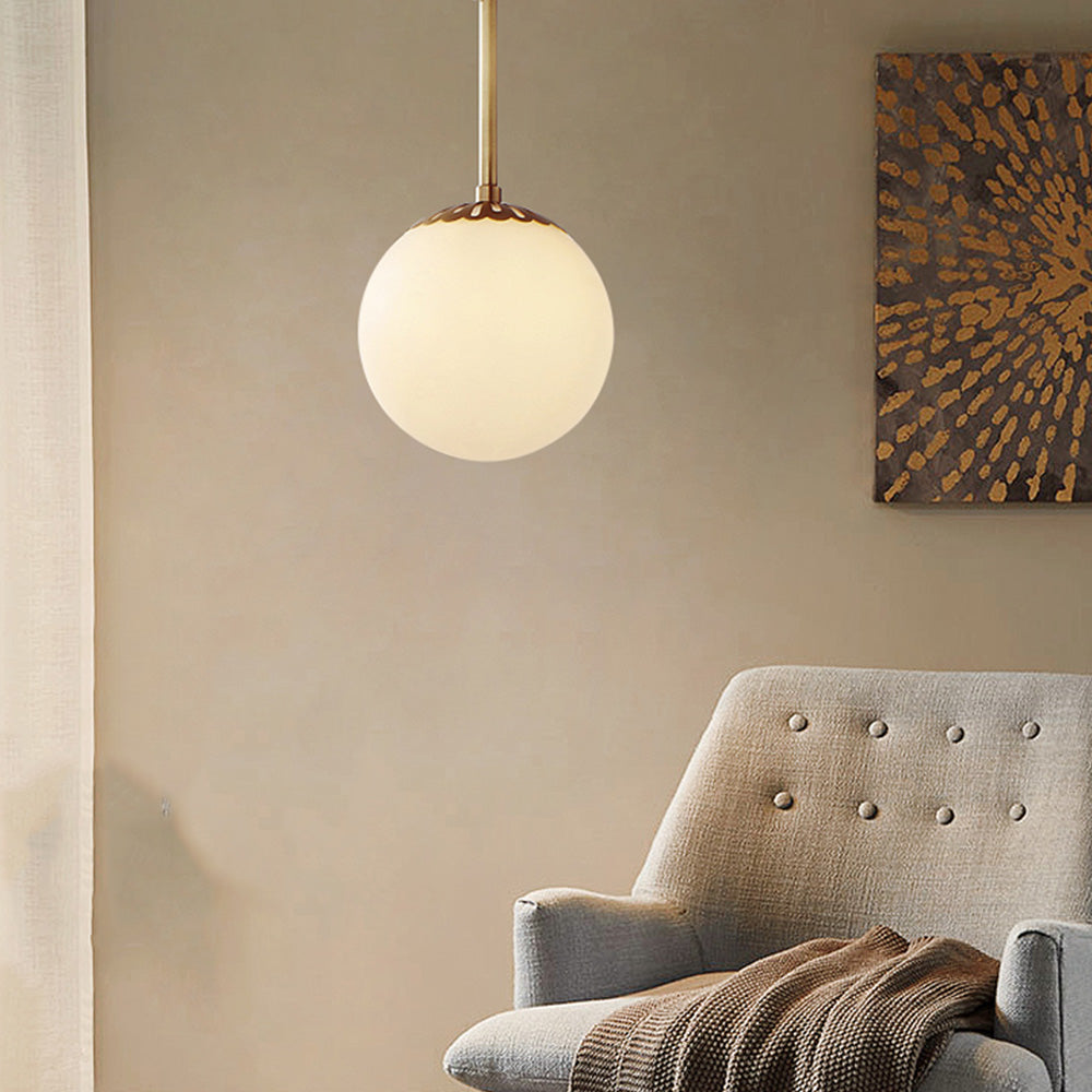 Lampsmodern Pendant Light Retro Single Head Brass Simple Pendant Light ...