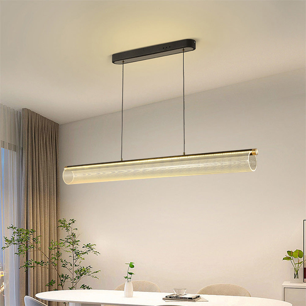 Lampsmodern Pendant Light Modern Acrylic Long LED Pendant Light For ...