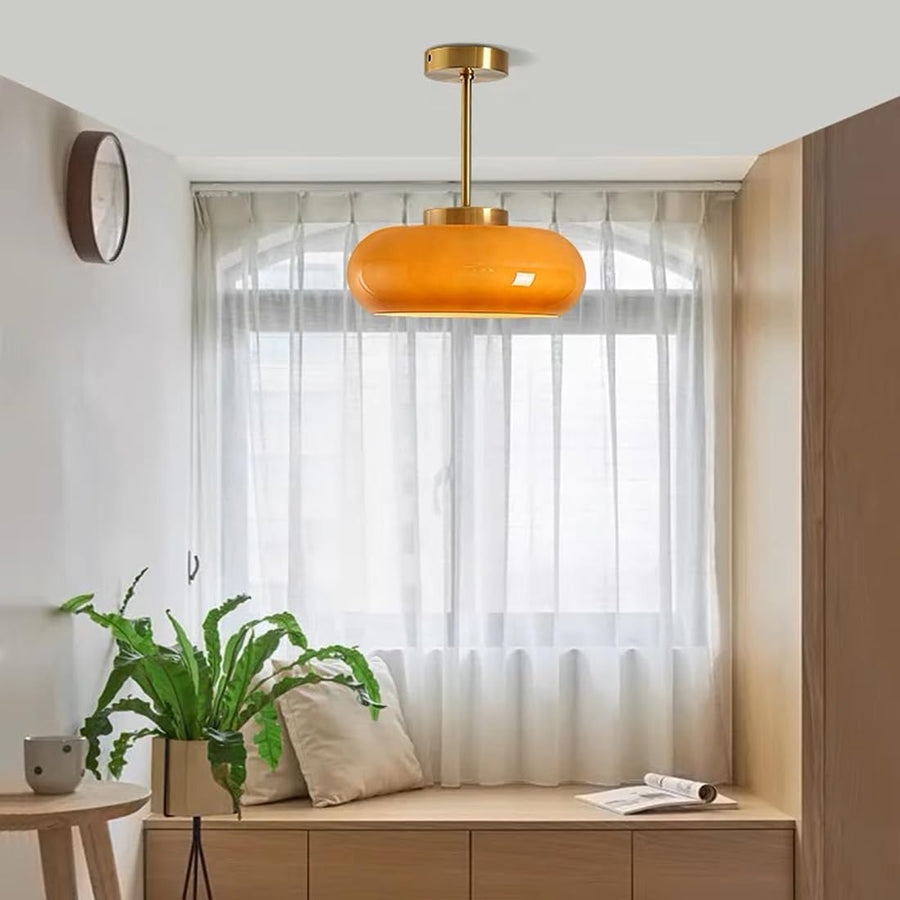 Lampsmodern Vintage Round ceiling Lights Glass Ceiling Lamp