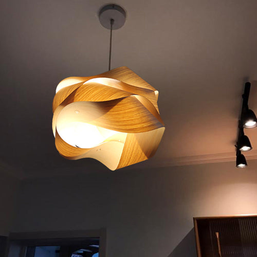 Lampsmodern Pendant Light Living Room Pendant Light Irregular Wood ...