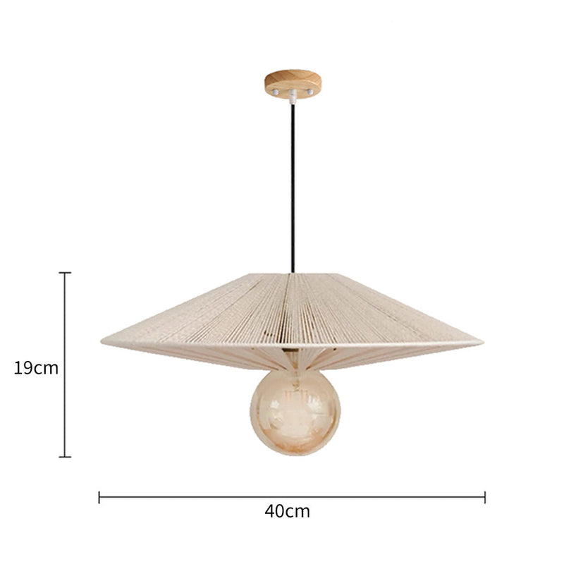 Lampsmodern Pendant Light Handmade Rope Pendant Light Retro Boho ...