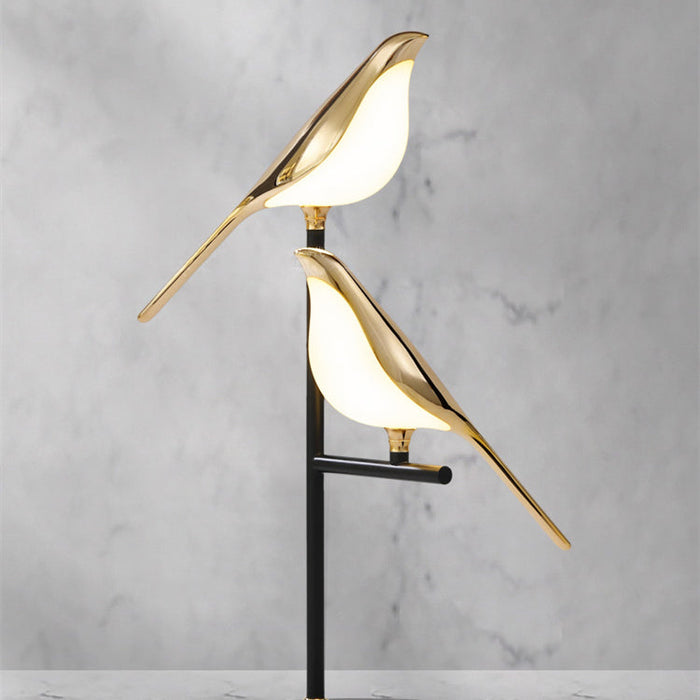 Lampsmodern Table Lamp Golden Bird Table Light for Bedroom