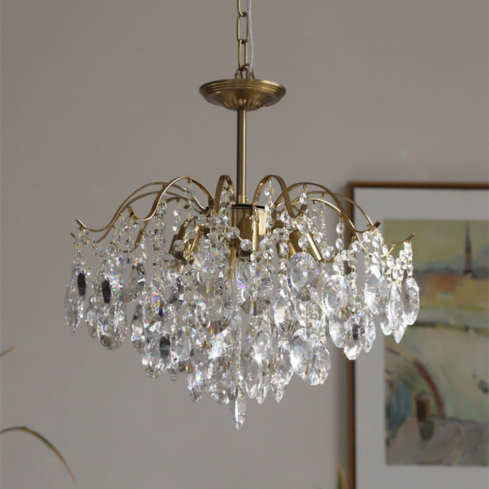 Lampsmodern Chandelier French Light luxury Romantic Crystal Living Room ...