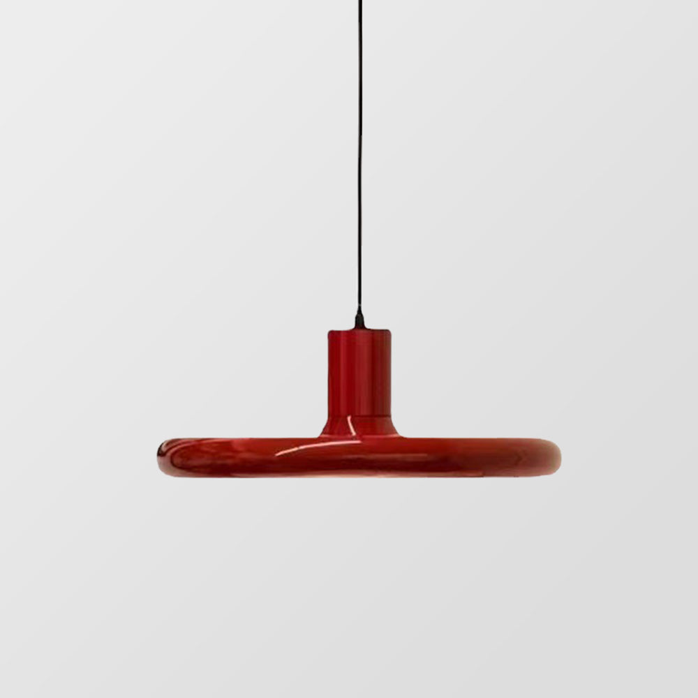 Lampsmodern Pendant Light Red Pendant Lamp Metal Saucer Hanging lamp