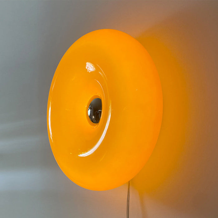 Lampsmodern Donut Wall Light Glass Wall Light Fixture For Living Room ...