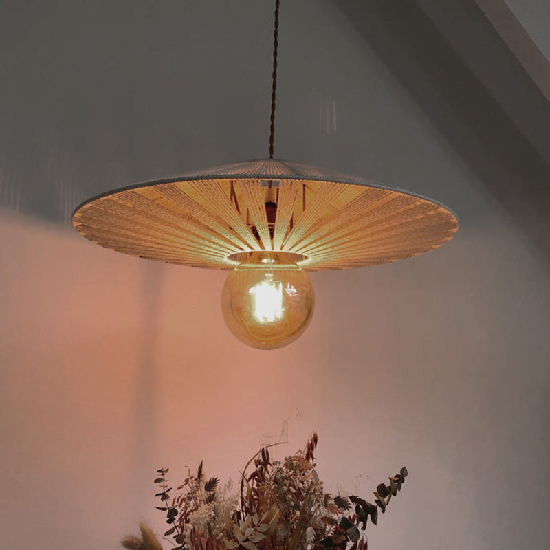 Lampsmodern Pendant Light Handmade Rope Pendant Light Retro Boho ...