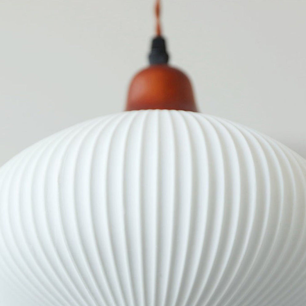 Pendant Light Vintage Nordic Ceramic White Pendant Light Dining Pendant ...
